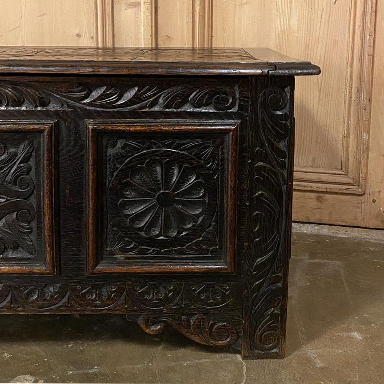 19th Century Country French Trunk from Brittany For Sale at 1stDibs