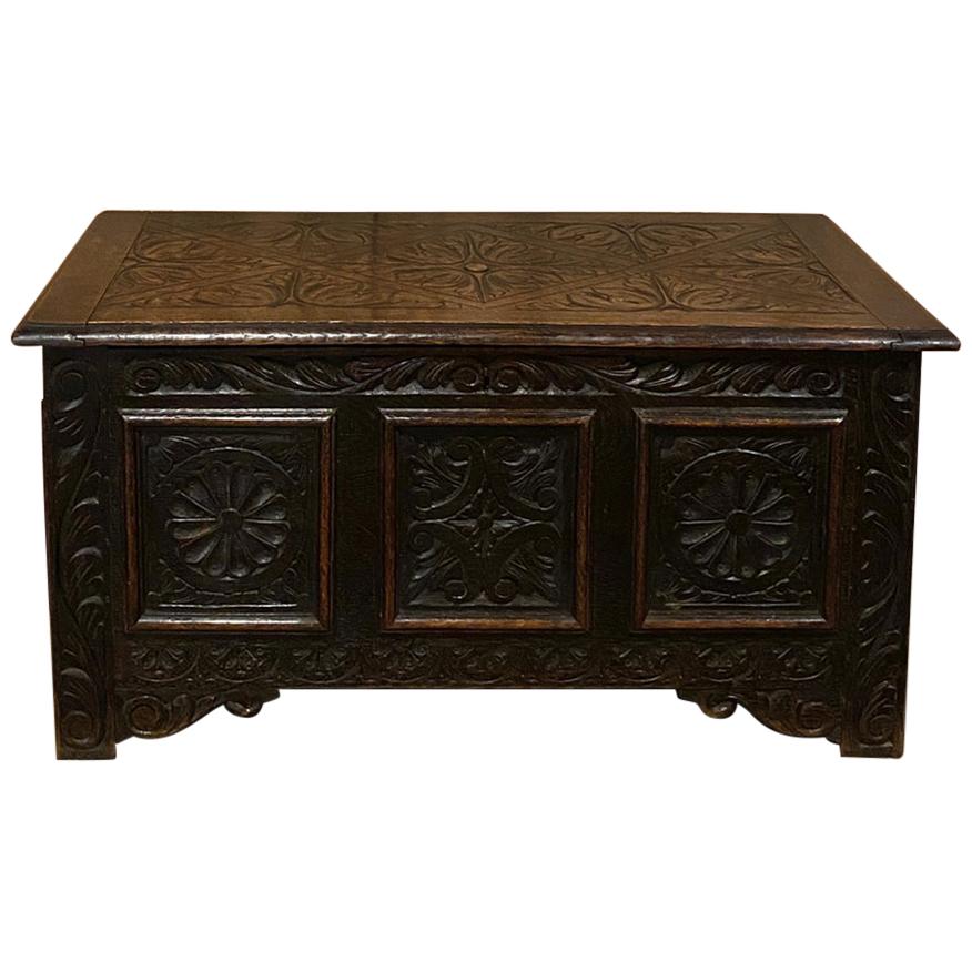 Spanish Leather-Wrapped Domed Coffer with Brass Accents from the 19th ...