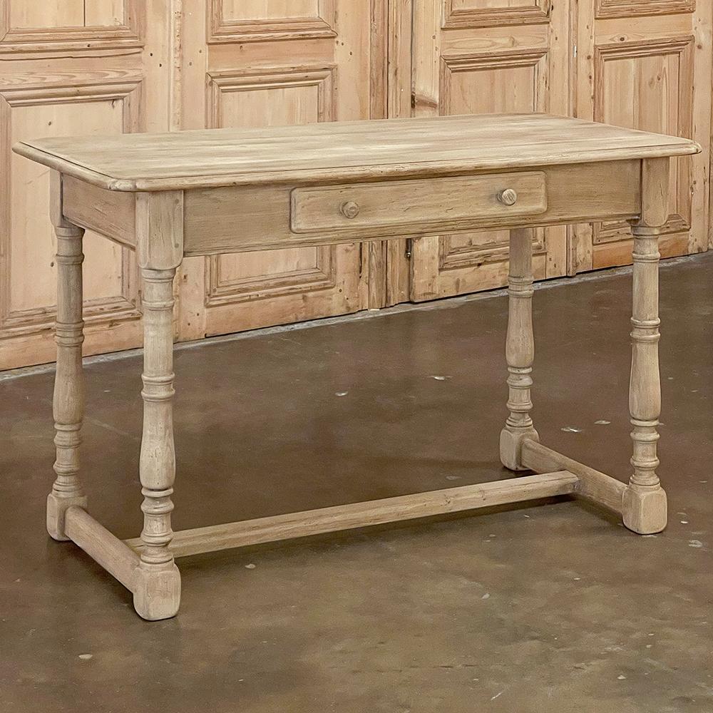 19th Century Country French Writing Table in Stripped Oak For Sale at ...