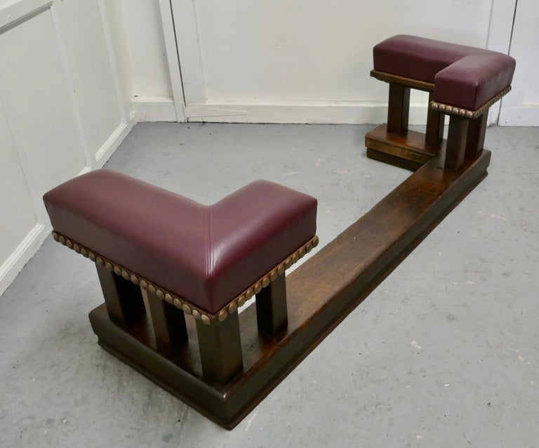 19th Century Country Oak Club Fender, Inglenook Fireside Seat at 1stDibs