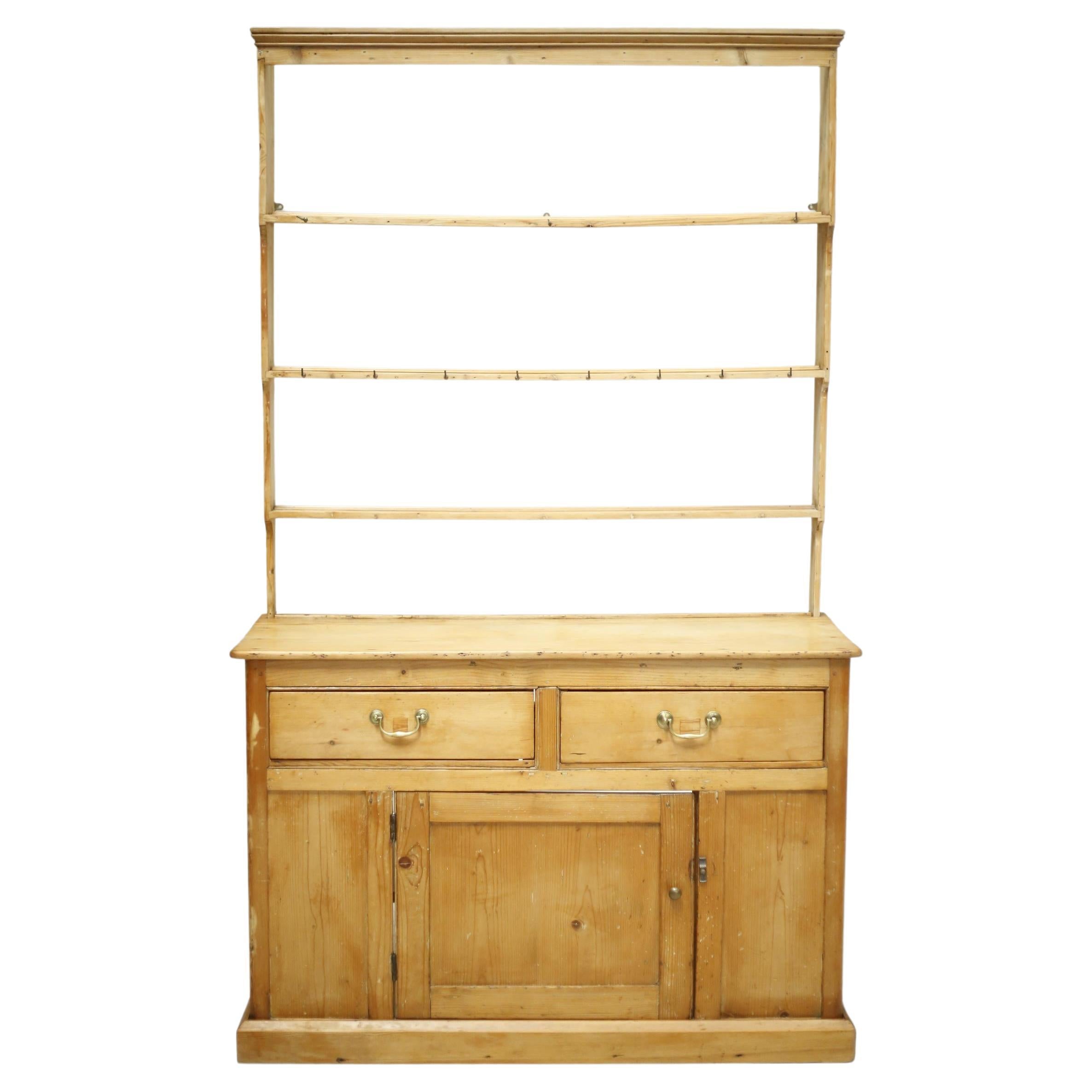 English Pine Country Dresser with Chicken Coop at 1stDibs