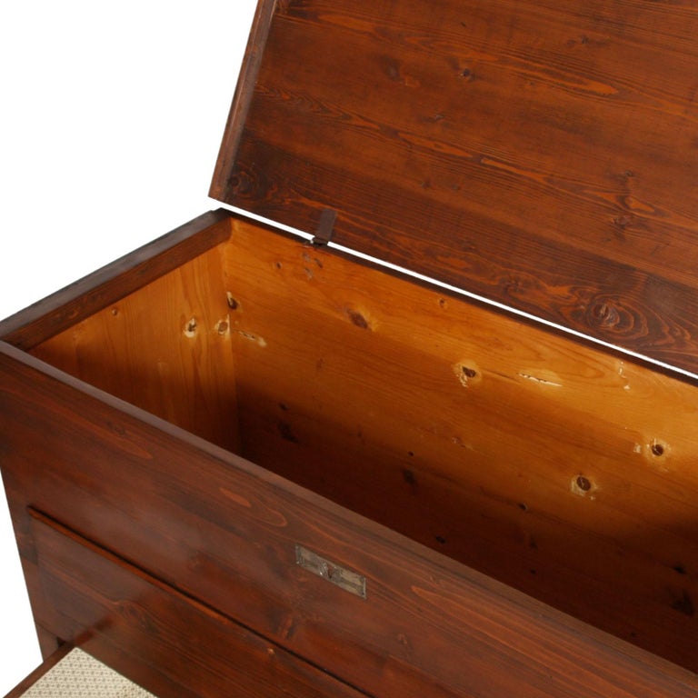 19th Century, Country Sideboard with Drover, in massive wood, Wax ...