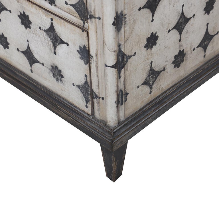 19th Century Cream-White Italian Pine Commode, Antique Tuscan Chest of ...