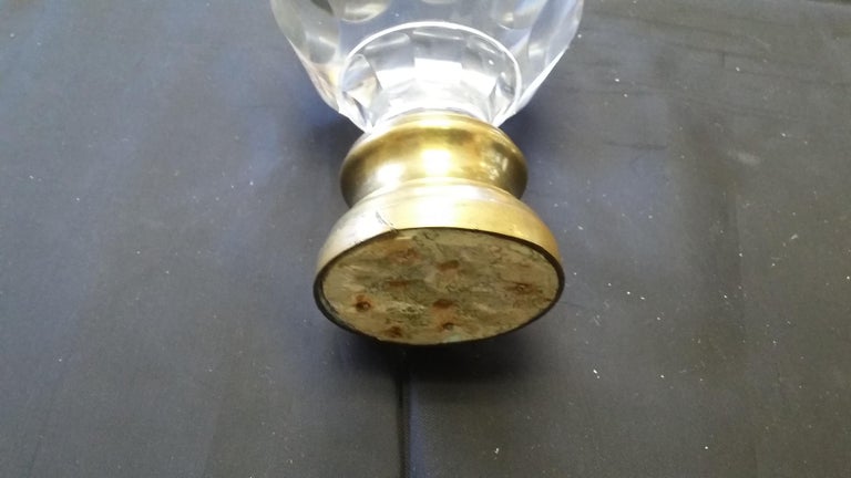 19th Century Crystal Newel Post Top at 1stDibs