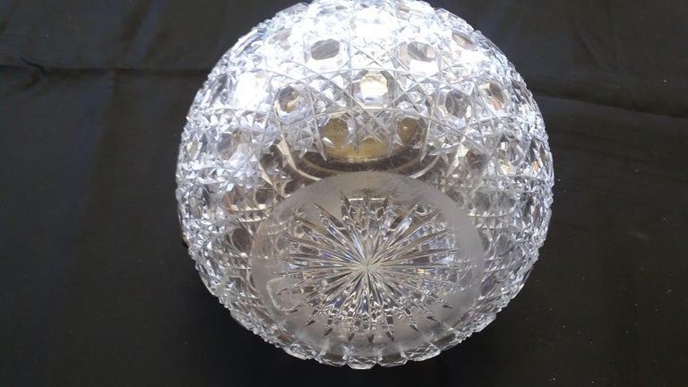 19th Century Cut Glass Crystal Pitcher at 1stDibs