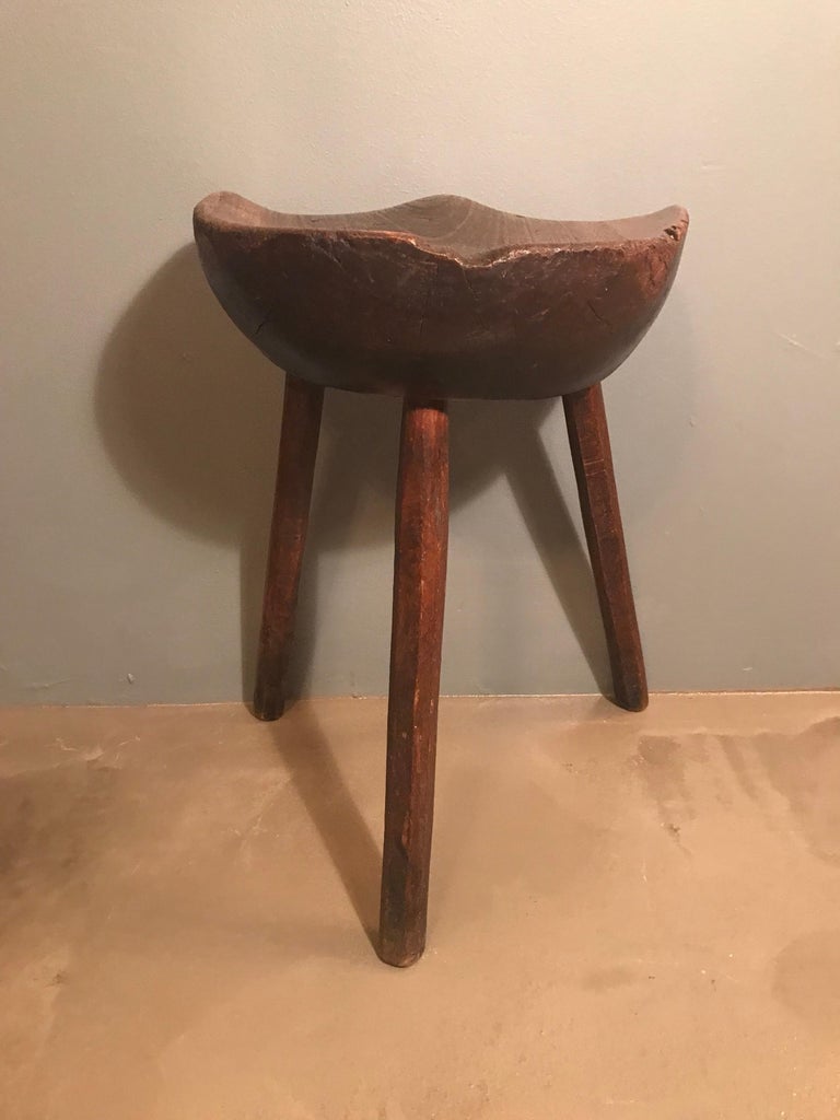 19th Century Danish Milking Stool at 1stDibs