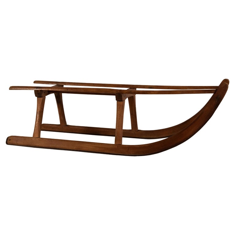 19th Century Davos Sled For Sale at 1stDibs | davos wooden sled value ...