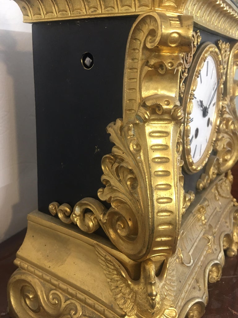 19th Century Decorative Magician Clock For Sale at 1stDibs