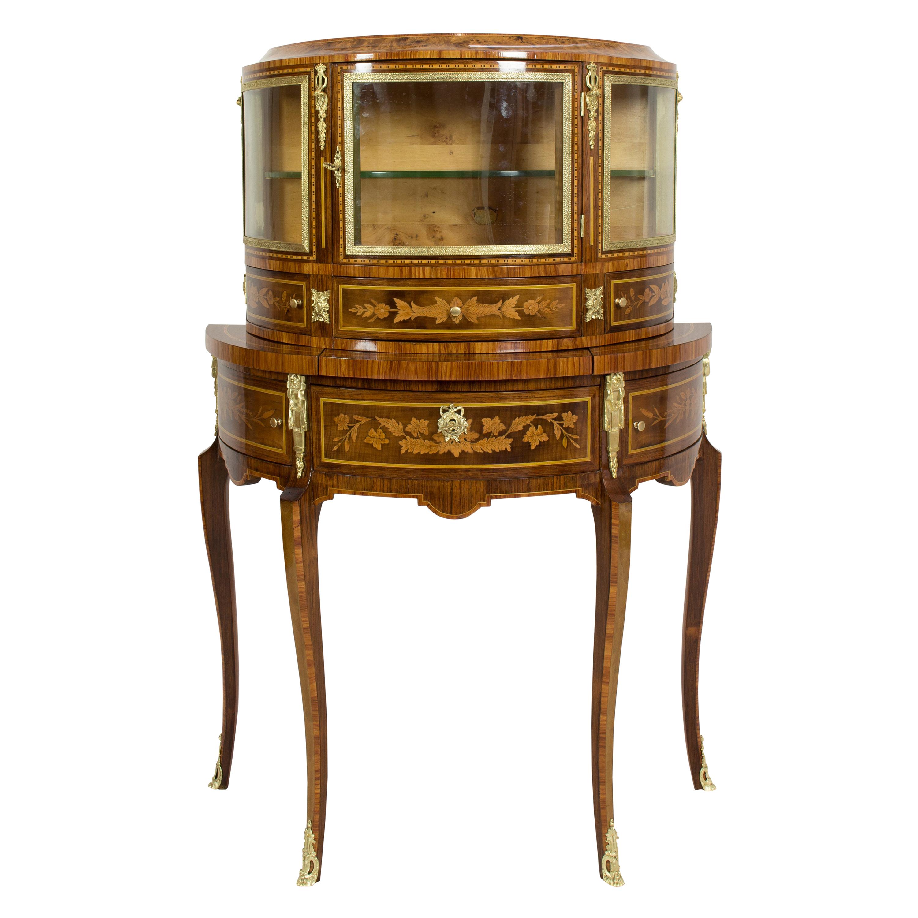 Art Deco Cocktail Display Cabinet by Jacques Lumbroso at 1stDibs