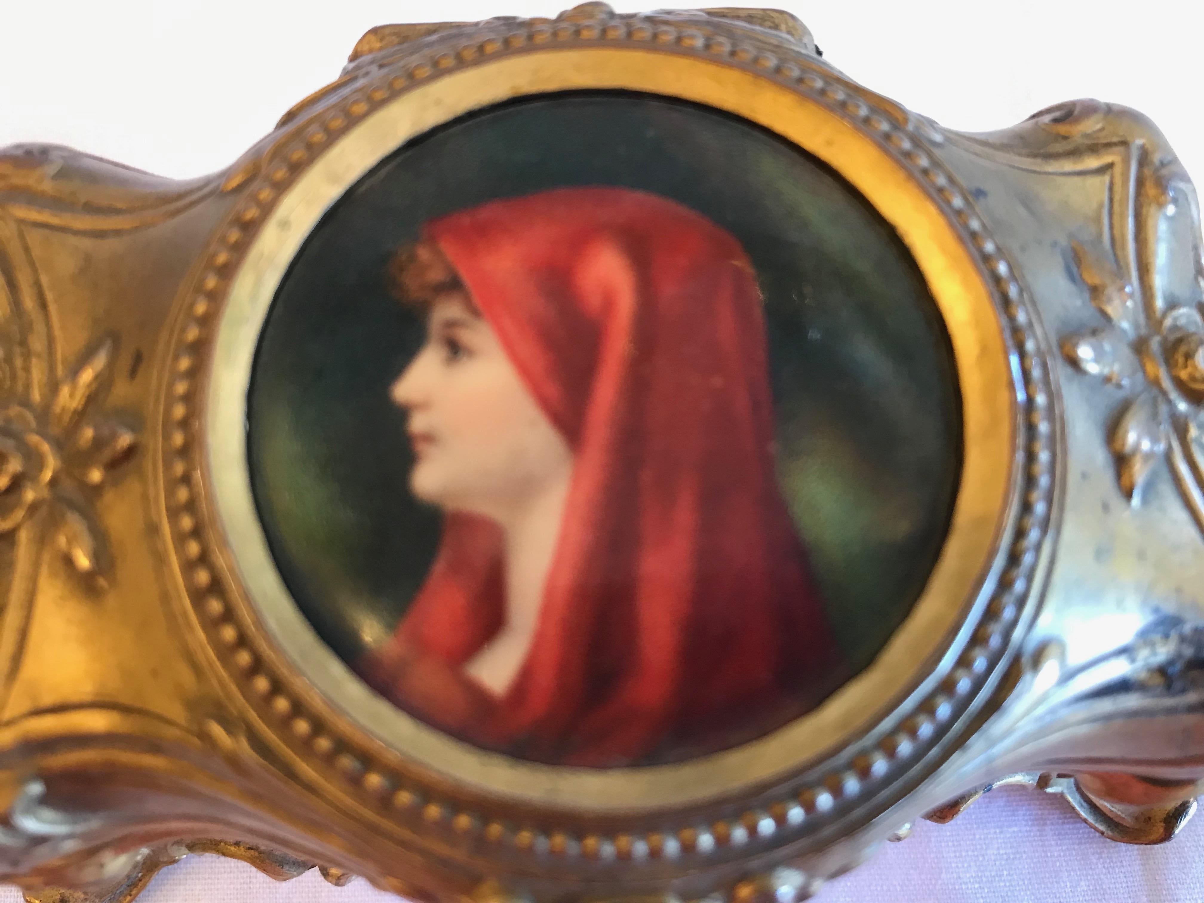 19TH Century Dore ' Jewel Box For Sale at 1stDibs