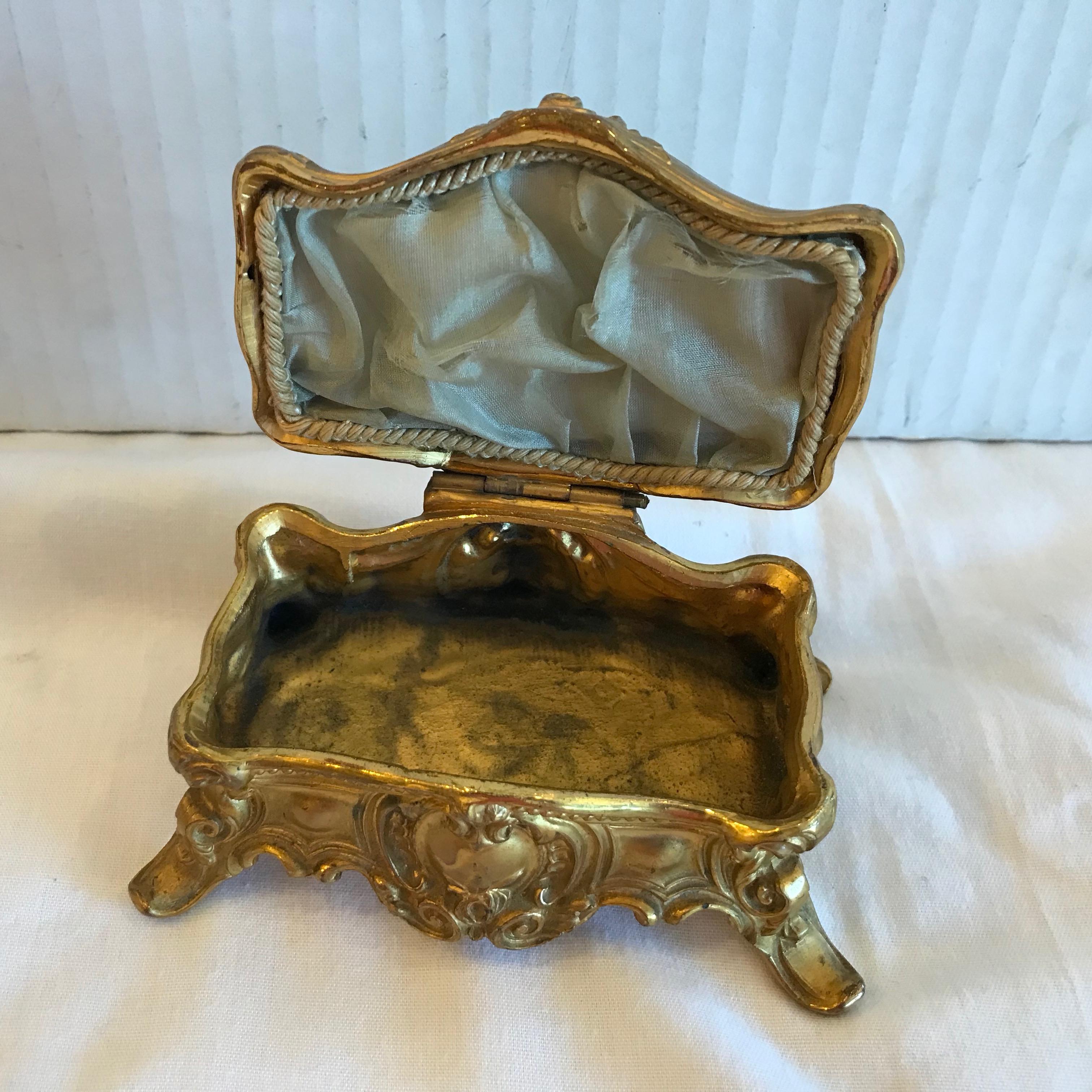 19TH Century Dore ' Jewel Box For Sale at 1stDibs