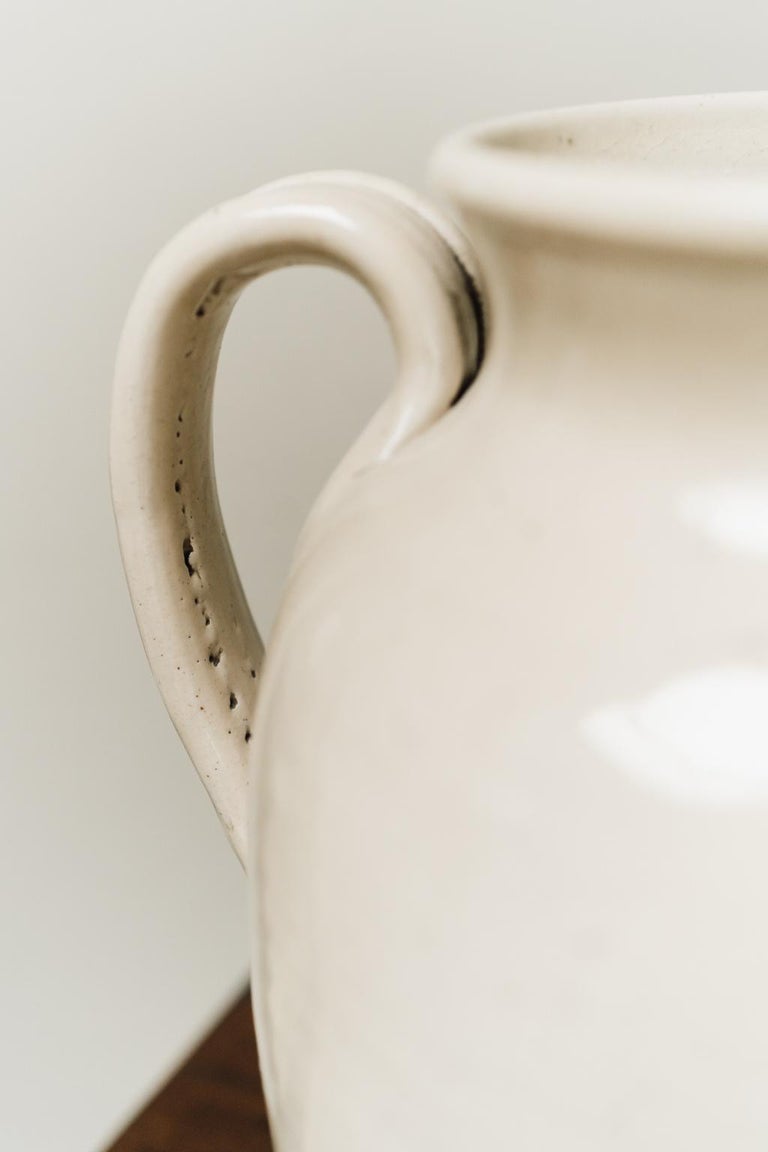 19th Century Doulton Lambeth Cream Glazed Stoneware Extra Large Jug For ...