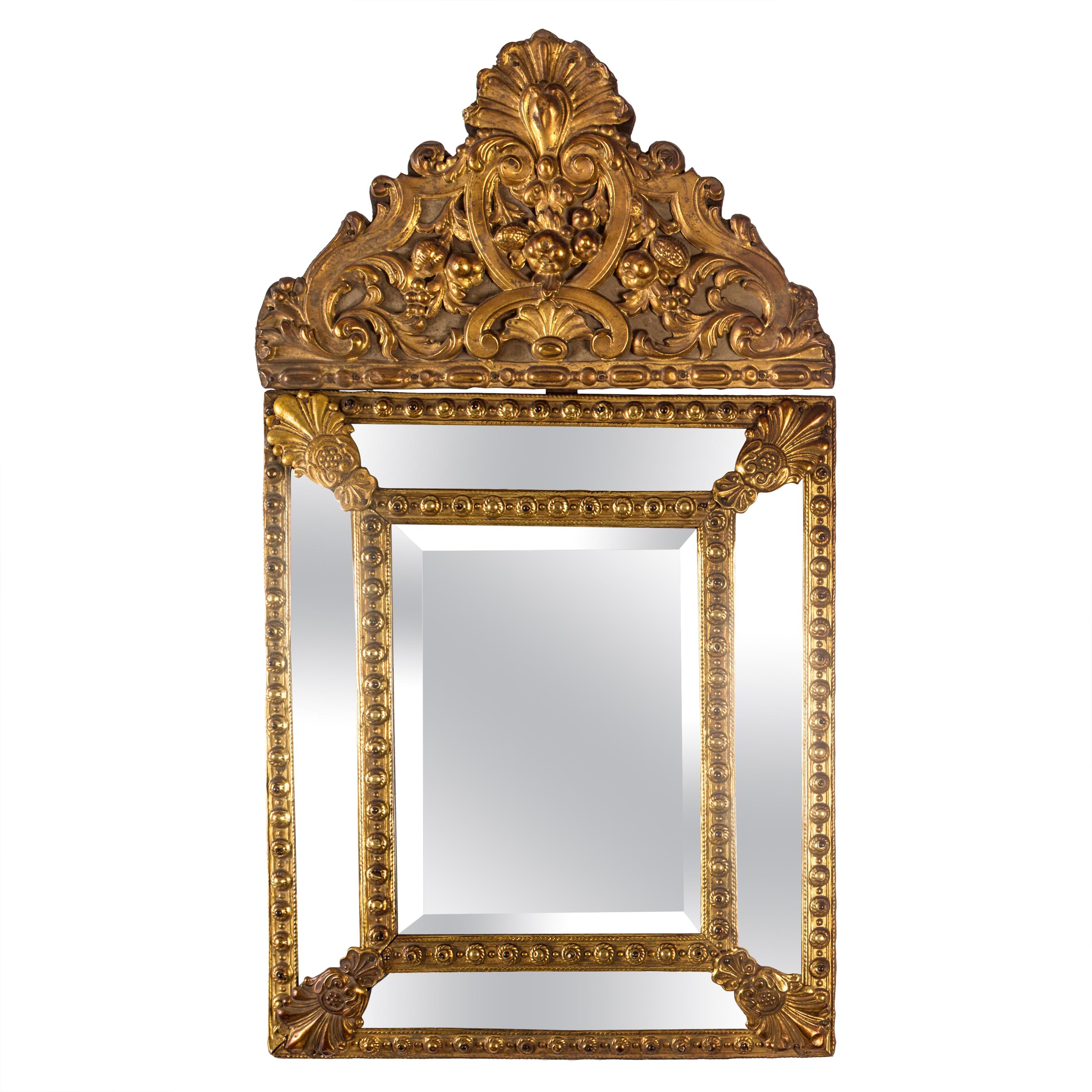 Grand Baroque Style Dutch Mirror at 1stDibs