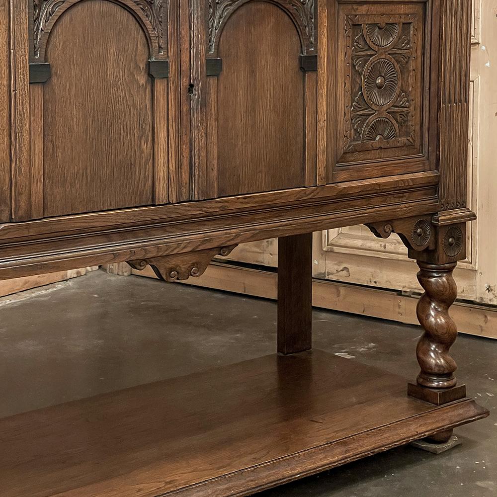 19th Century Dutch Colonial Raised Buffet, Cabinet For Sale at 1stDibs