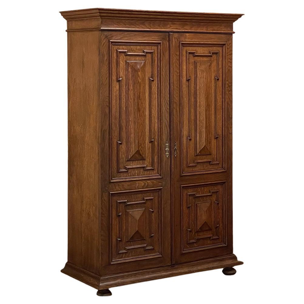 John Henry Belter Rosewood Armoire For Sale at 1stDibs