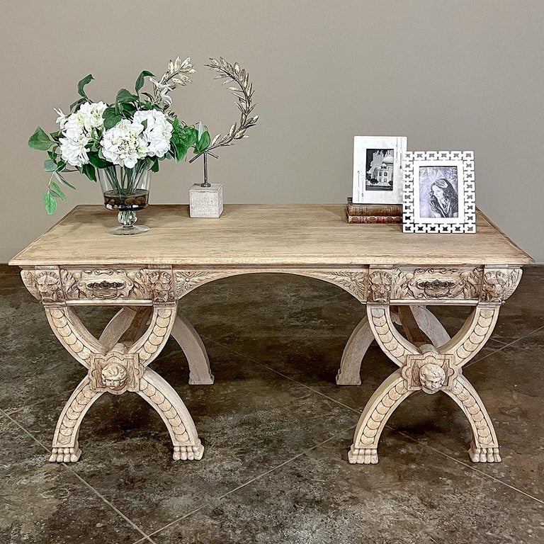 19th Century Dutch Renaissance Desk ~ Writing Table For Sale at 1stDibs