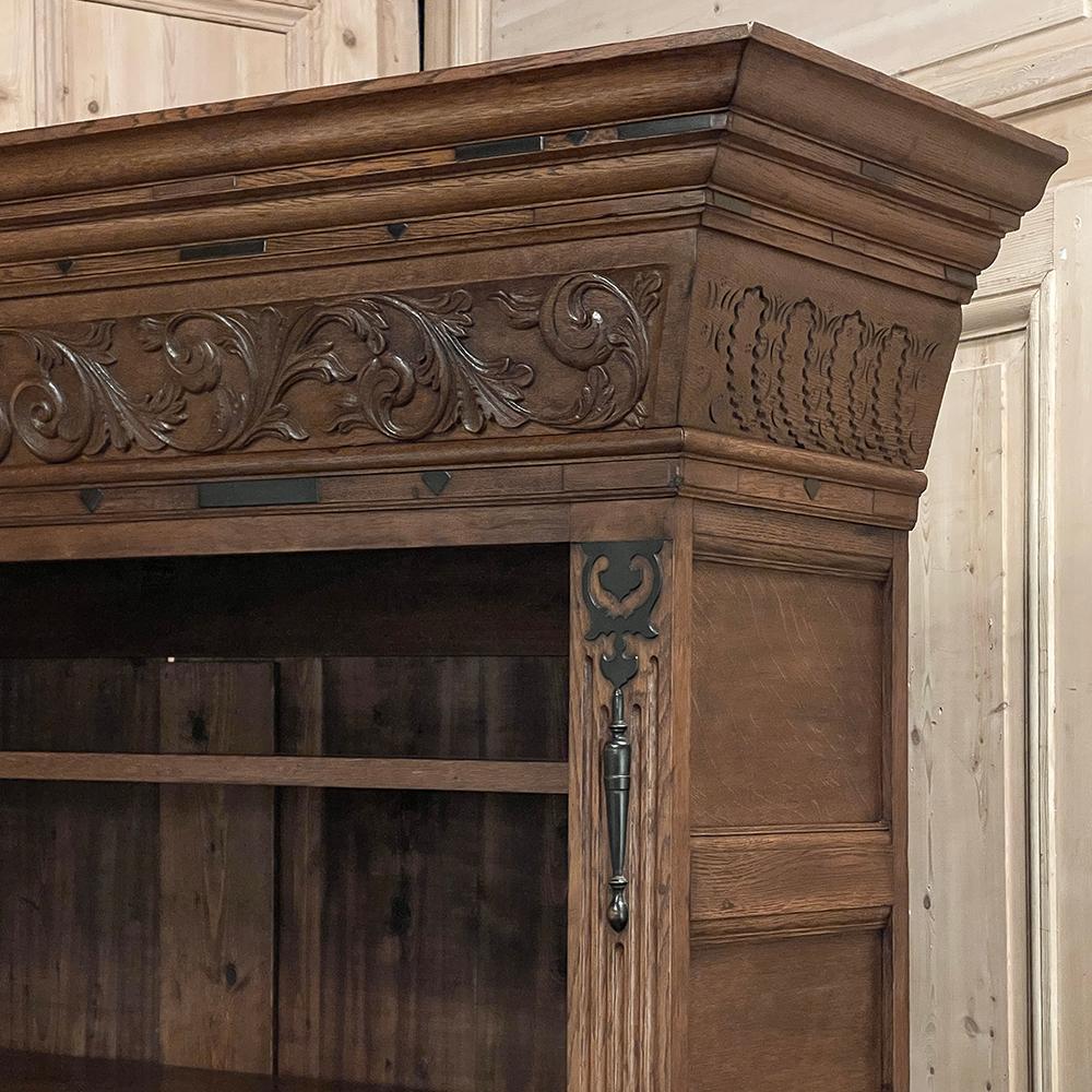 19th Century Dutch Renaissance Open Bookcase For Sale at 1stDibs