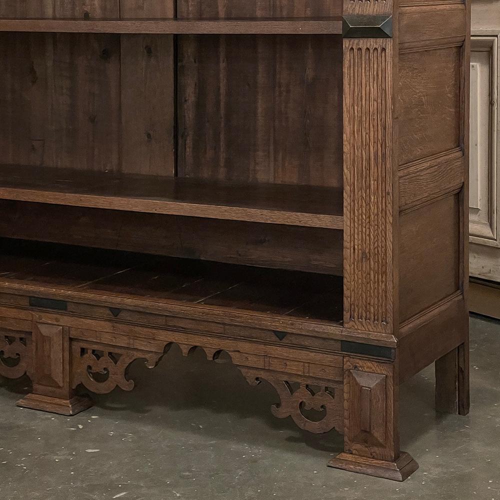 19th Century Dutch Renaissance Open Bookcase For Sale at 1stDibs