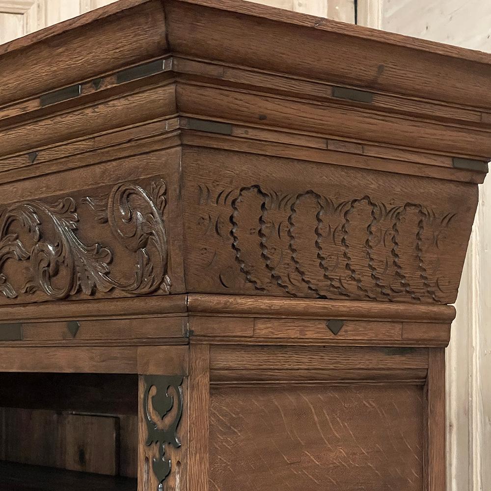 19th Century Dutch Renaissance Open Bookcase For Sale at 1stDibs