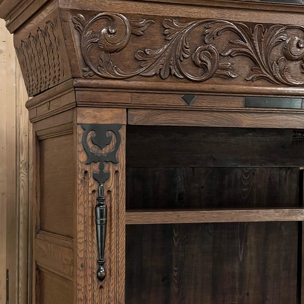 19th Century Dutch Renaissance Open Bookcase For Sale at 1stDibs