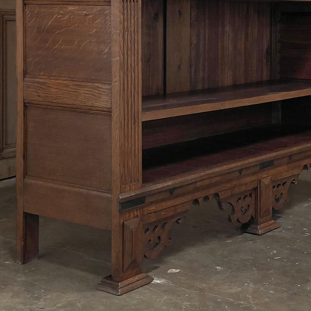 19th Century Dutch Renaissance Open Bookcase For Sale at 1stDibs