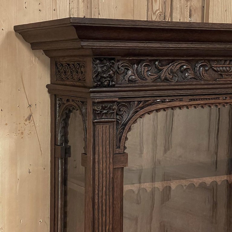 19th Century Dutch Renaissance Wall Vitrine For Sale at 1stDibs