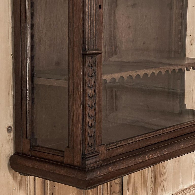 19th Century Dutch Renaissance Wall Vitrine For Sale at 1stDibs