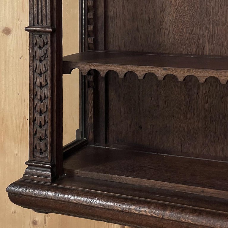 19th Century Dutch Renaissance Wall Vitrine For Sale at 1stDibs