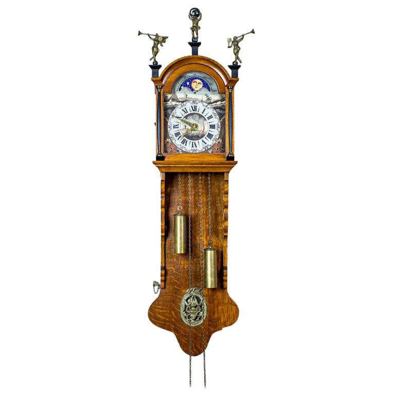 19th Century Dutch Staarta Wall Clock at 1stDibs