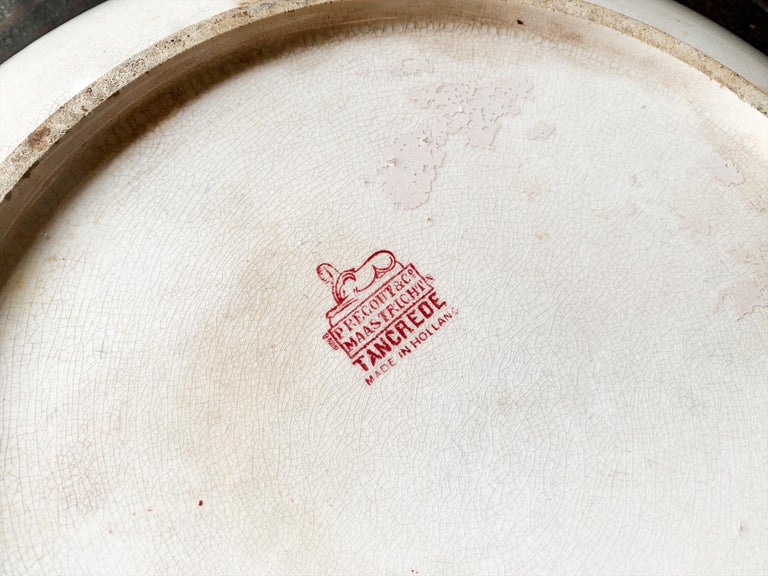 19th Century Dutch Transferware Bowl by Petrus Regout and Co For Sale ...