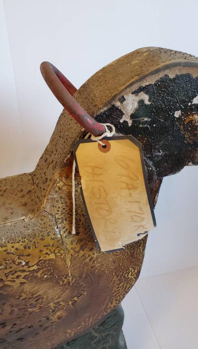 19th Century Early Carousel Duck Figure Carnival Ride For Sale at 1stDibs