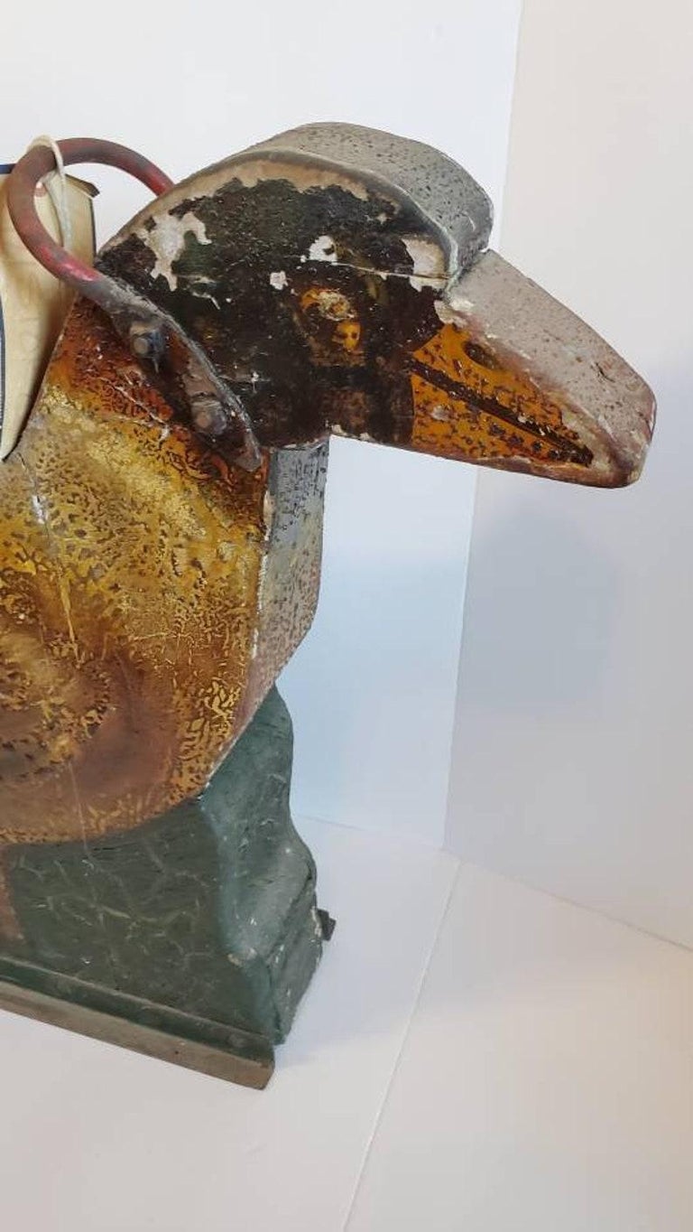 19th Century Early Carousel Duck Figure Carnival Ride For Sale at 1stDibs