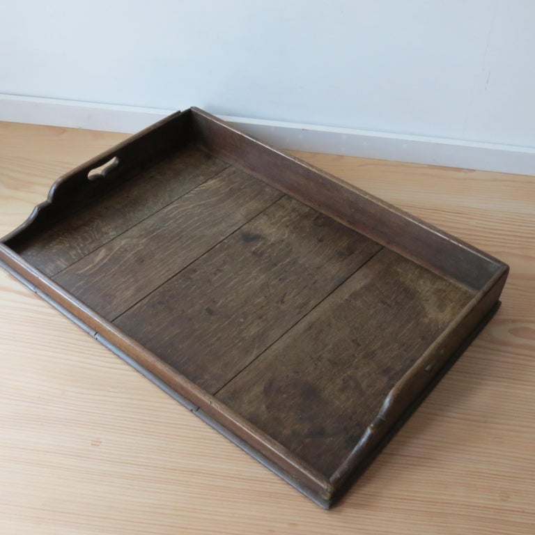19th Century Early Georgian Oak Butlers Serving Tray 1800 For Sale at ...