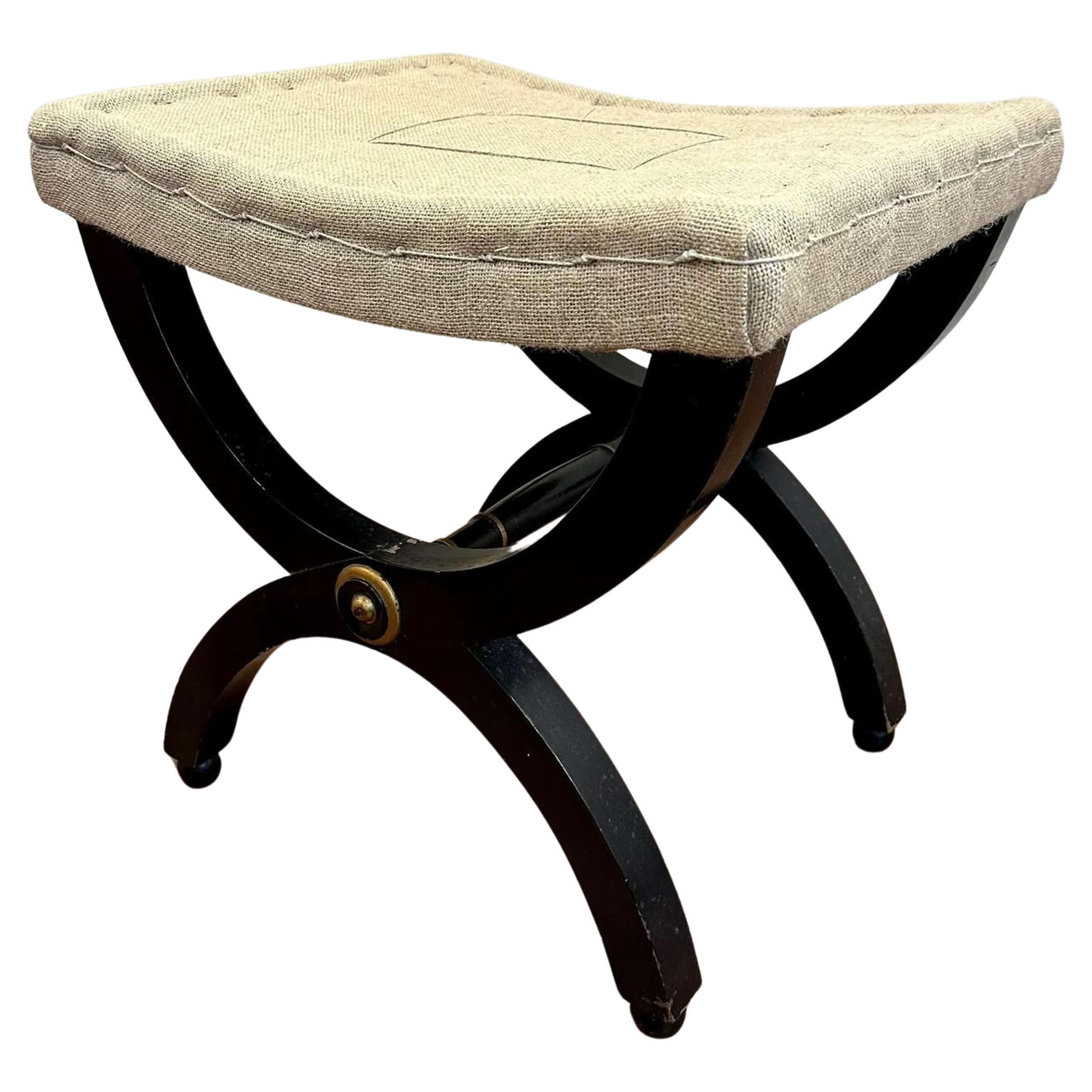 19th Century English Bamboo Footstool at 1stDibs