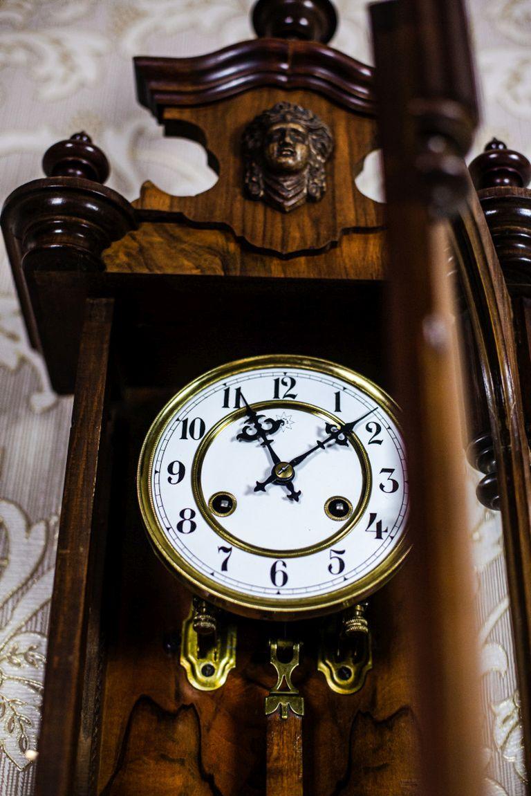 19th Century Eclectic Regulator Wall Clock at 1stDibs