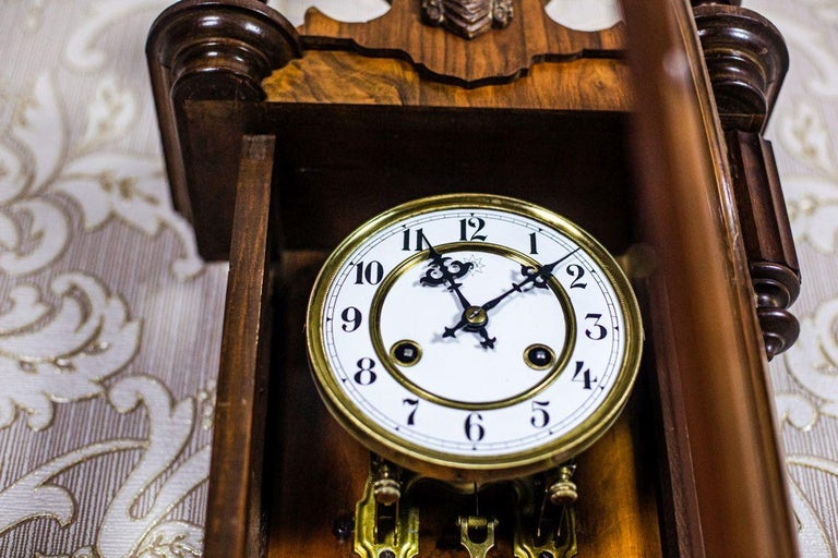 19th Century Eclectic Regulator Wall Clock at 1stDibs