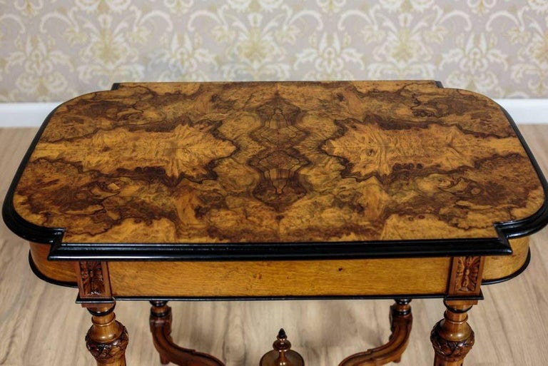 19th Century Eclectic Walnut Small Table For Sale at 1stdibs