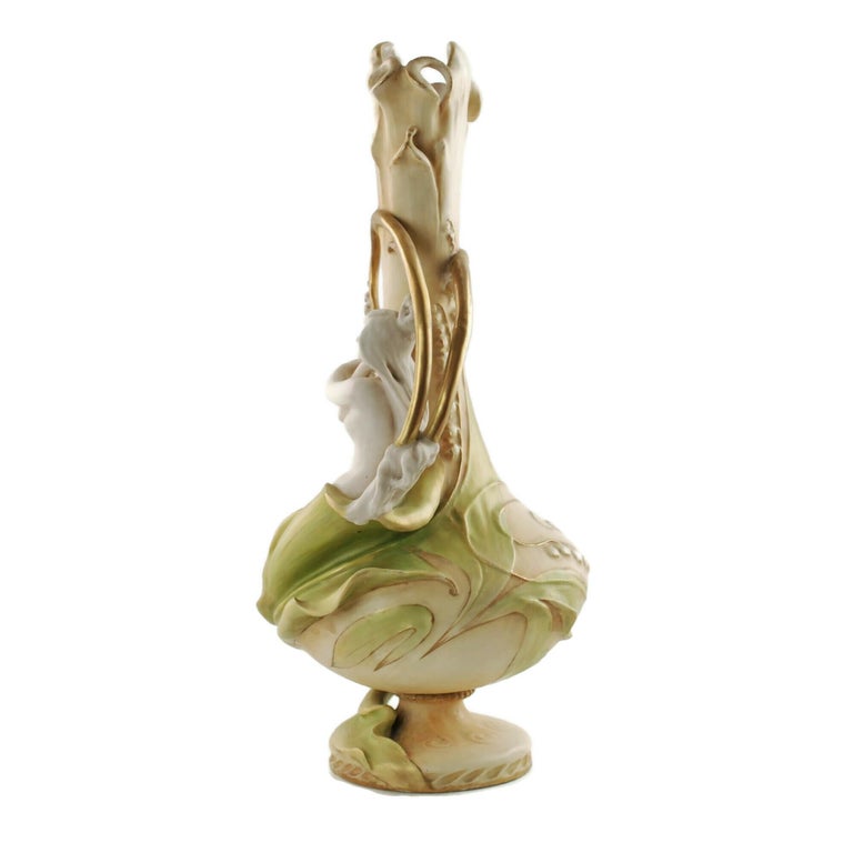 19th Century Eduard Stellmacher for Amphora "Lily of the Valley" Maiden ...
