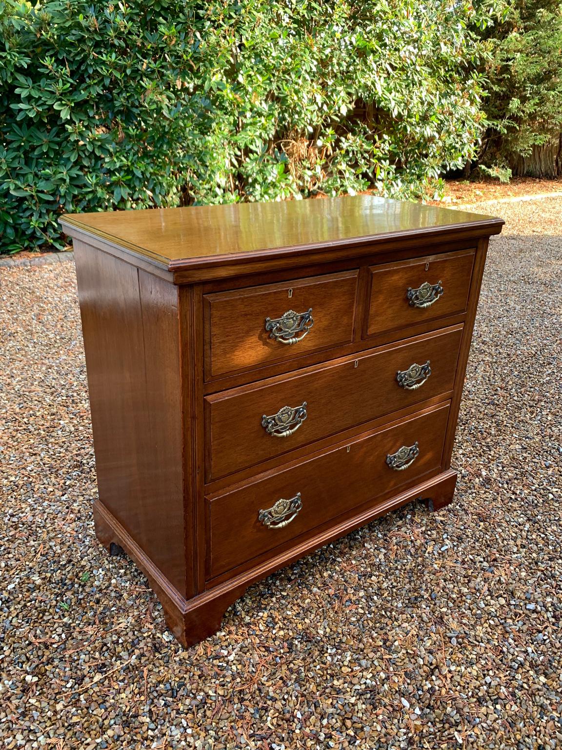19th Century / Edwardian Walnut Chest of Drawers at 1stDibs