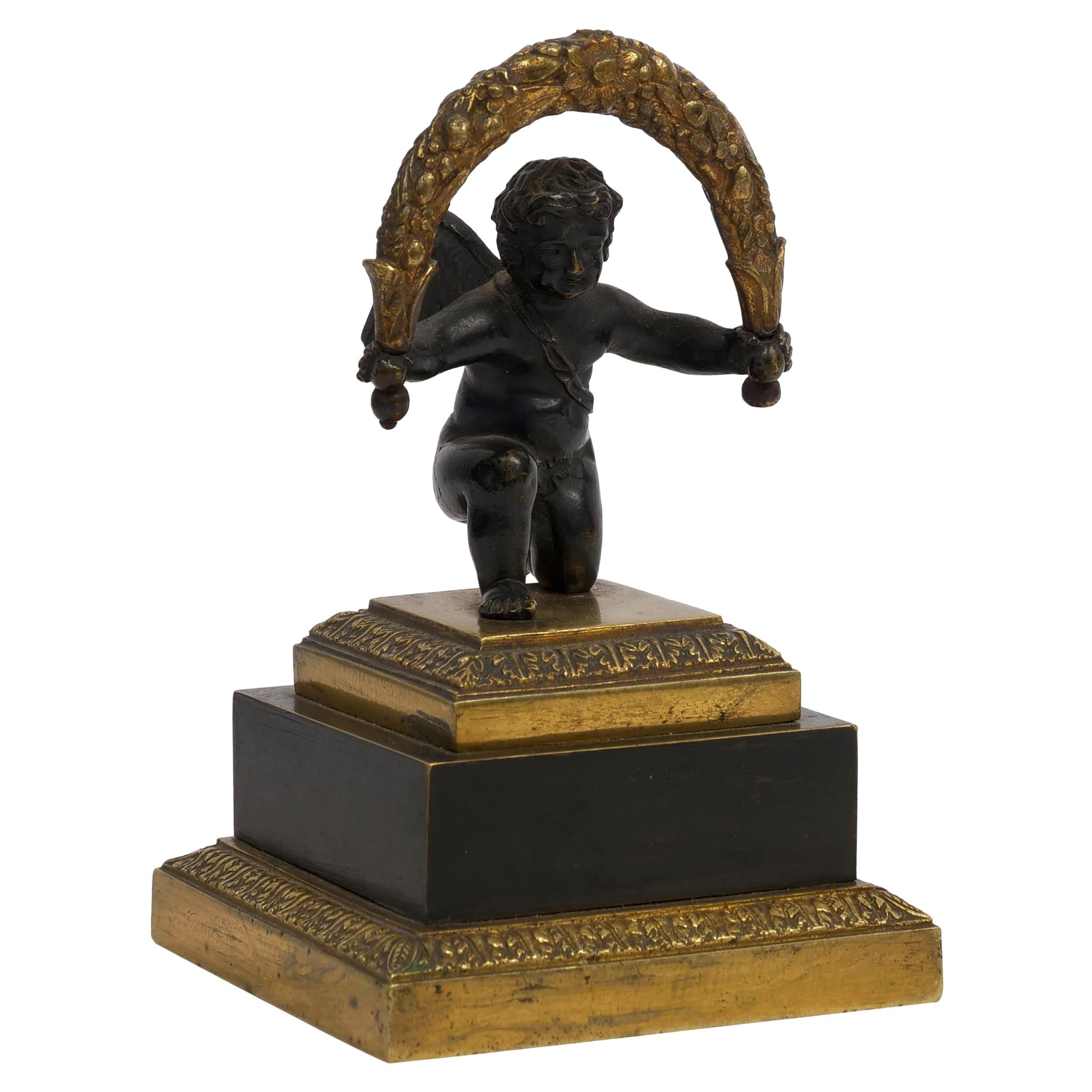 Rare Empire Snake and Lizard Golden Bronze at 1stDibs
