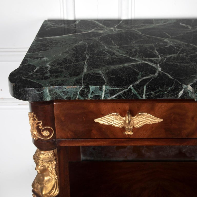 19th Century Empire Buffet Console For Sale at 1stDibs