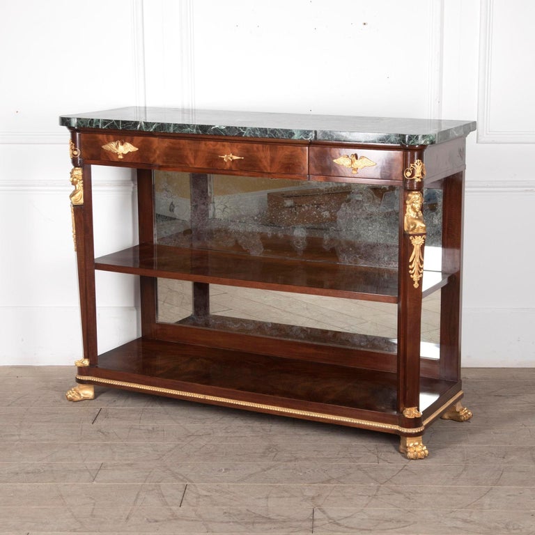 19th Century Empire Buffet Console For Sale at 1stDibs