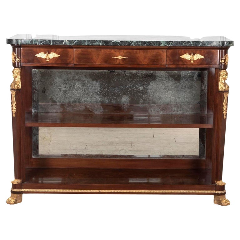 19th Century Empire Buffet Console For Sale at 1stDibs