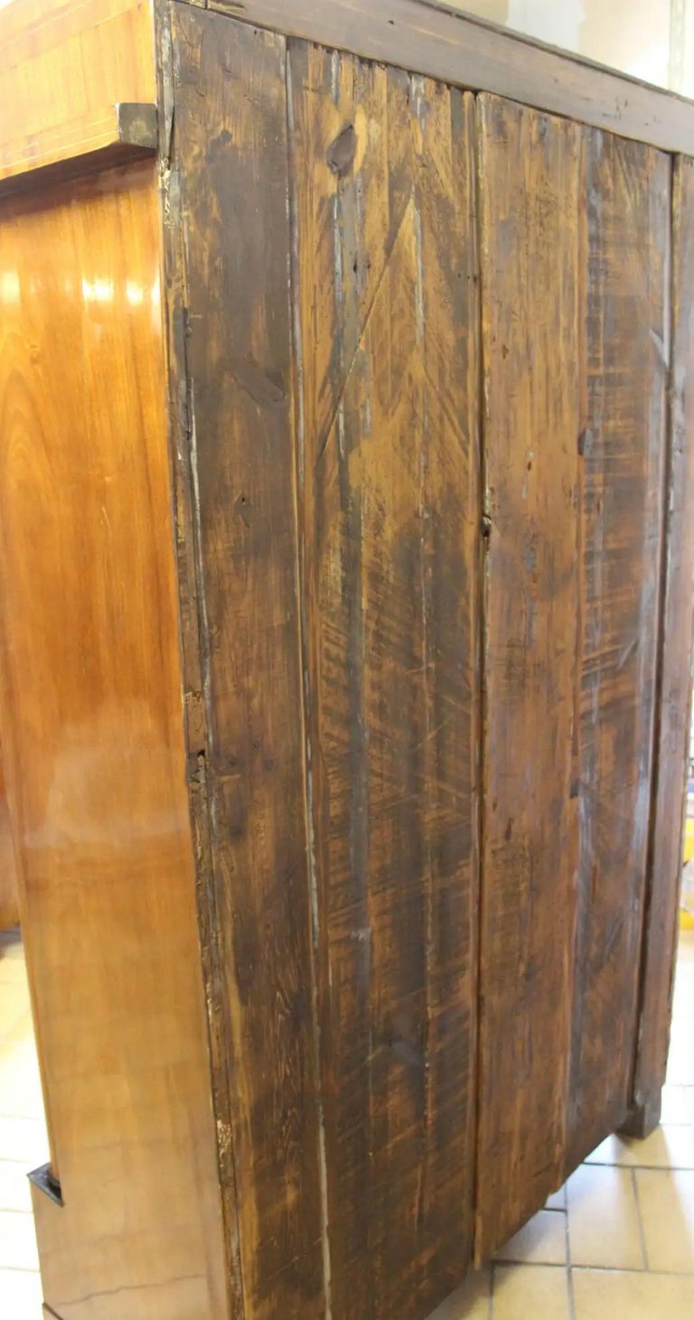 19th Century Empire Glass Cabinet, Northern Germany For Sale at 1stDibs