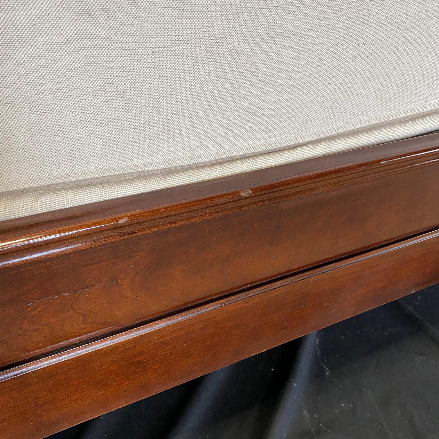 19th Century Empire Mahogany Sleigh Sofa Daybed or Single Bed For Sale ...