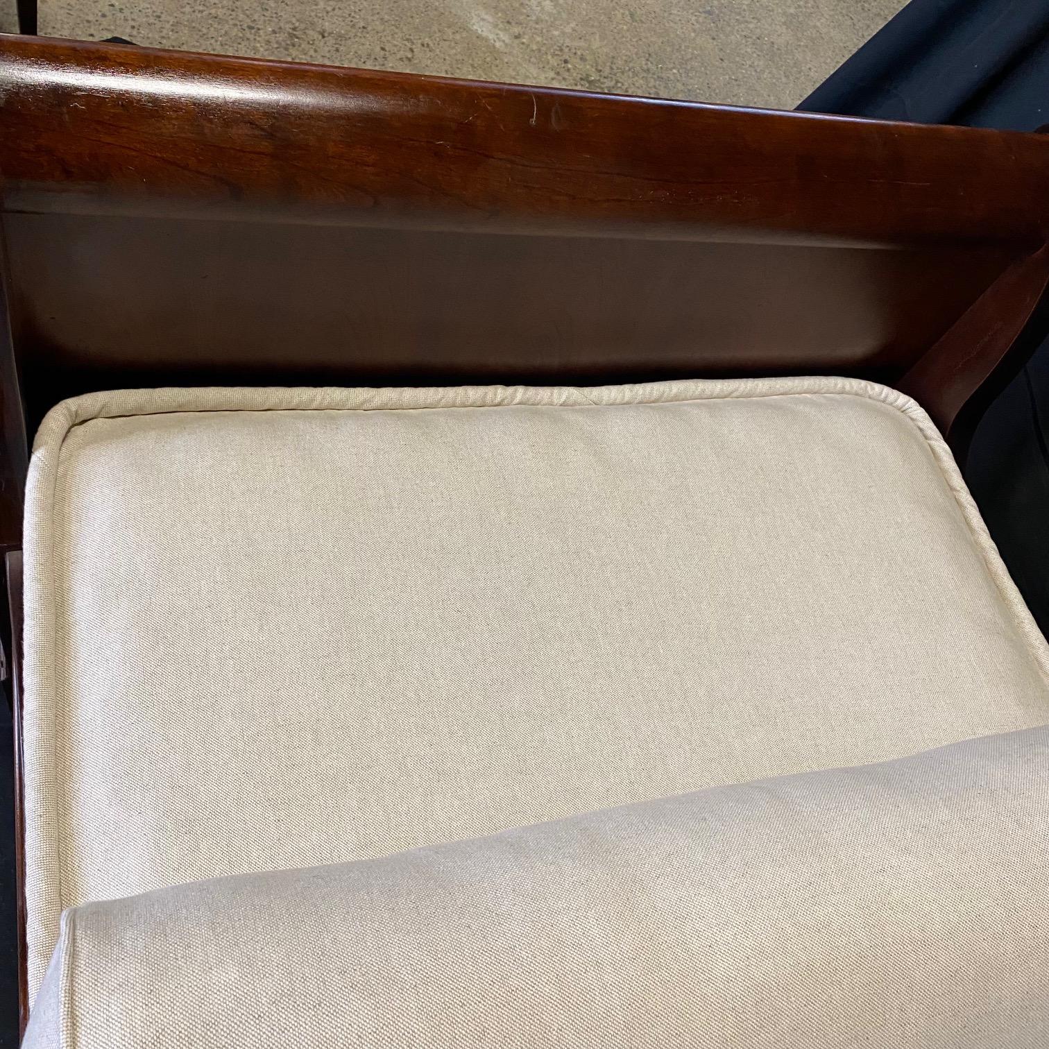 19th Century Empire Mahogany Sleigh Sofa Daybed or Single Bed For Sale ...