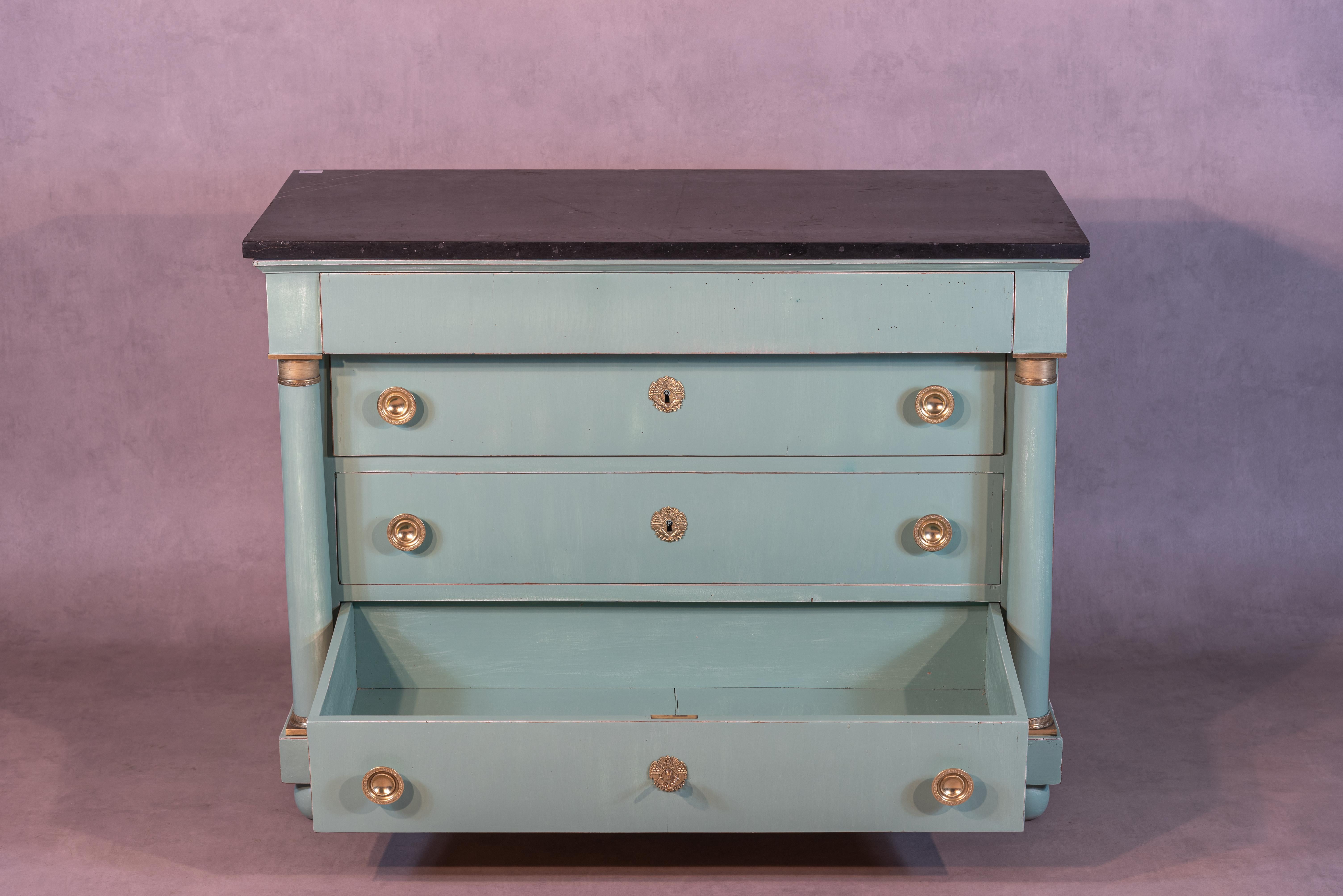 19th Century Empire Period French Oak Commode at 1stDibs