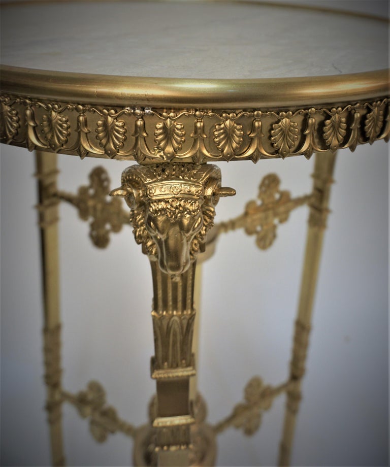 19th Century Empire Style Bronze Table For Sale at 1stDibs