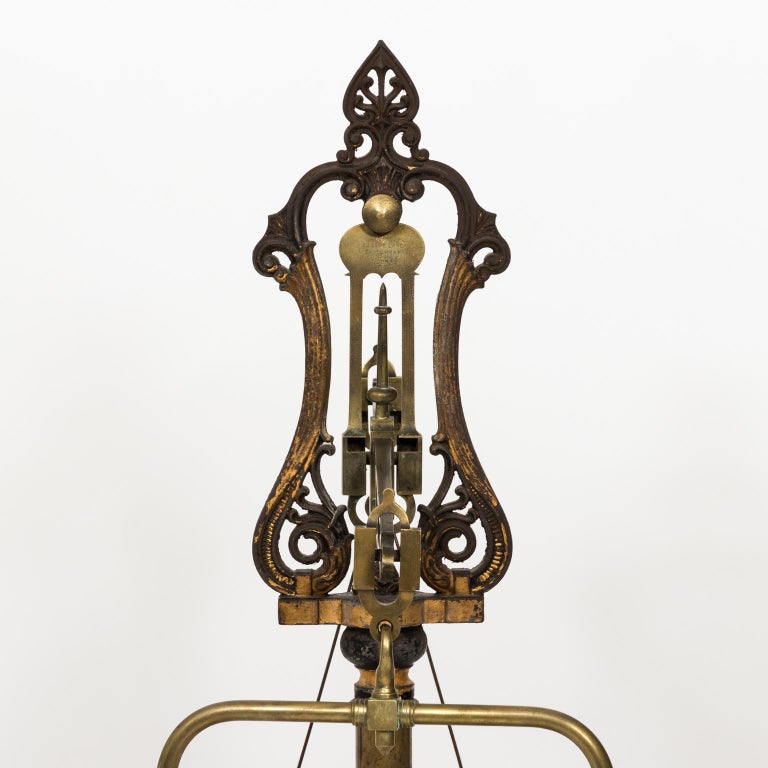 19th Century English and Brass Iron Scale at 1stDibs