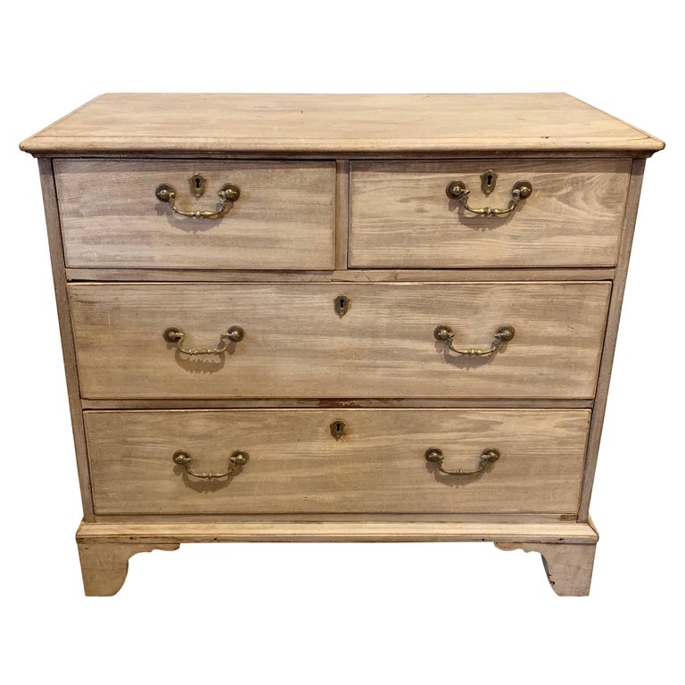 19th Century English Bleached Mahogany Chest of Drawers at 1stDibs ...